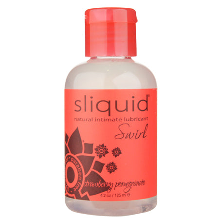 Sliquid Swirl Strawberry Pomegranate Flavored Lubricant 4.2oz – Kinky ...